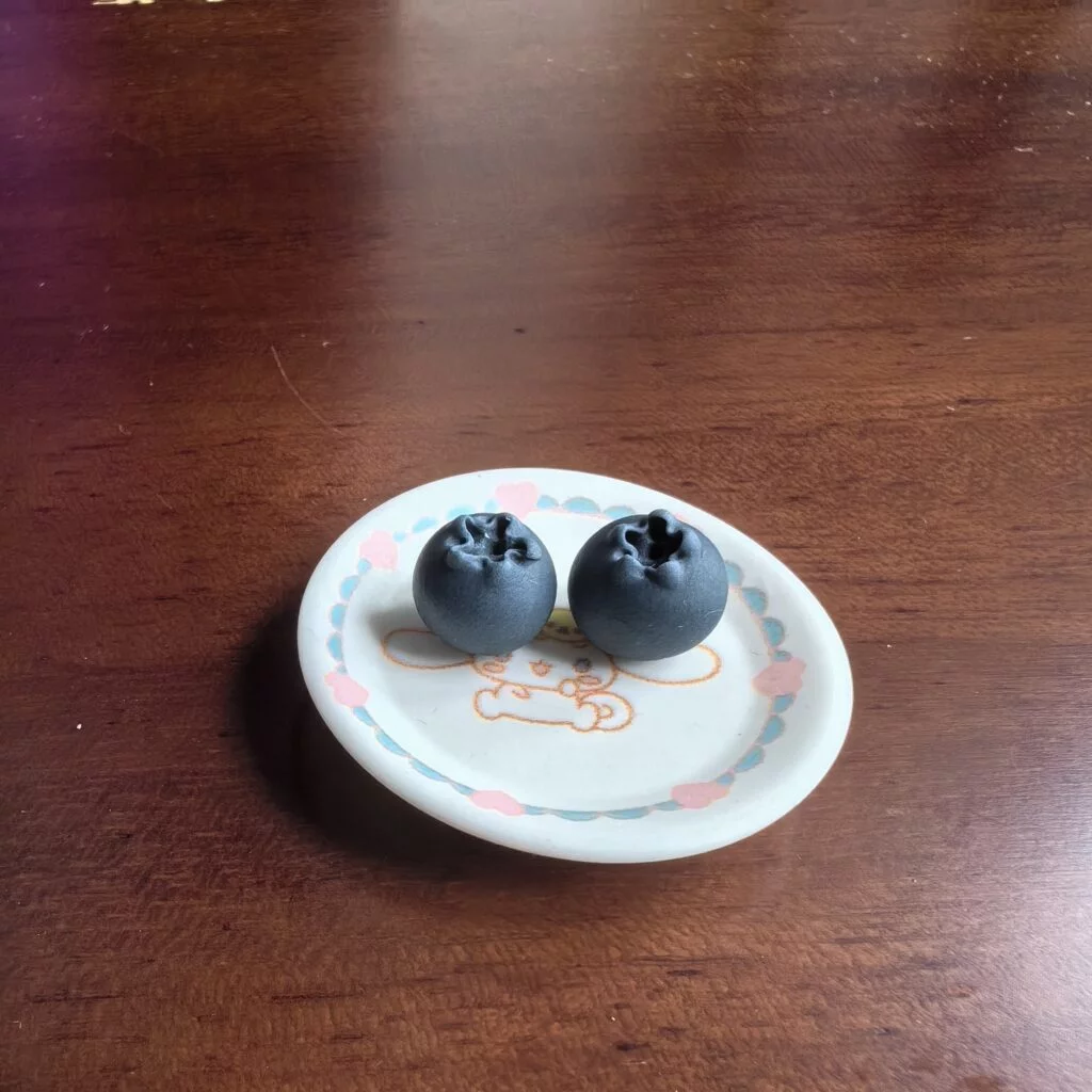 Mini Blueberry | Miniature Blueberry | Clay Blueberry | 100% hand-made ...